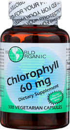 WORLD ORGANIC chlorophyll capsules for energy