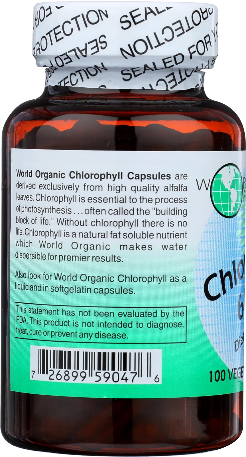 WORLD ORGANIC chlorophyll for immune support
