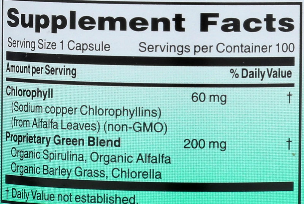 WORLD ORGANIC chlorophyll for skin health
