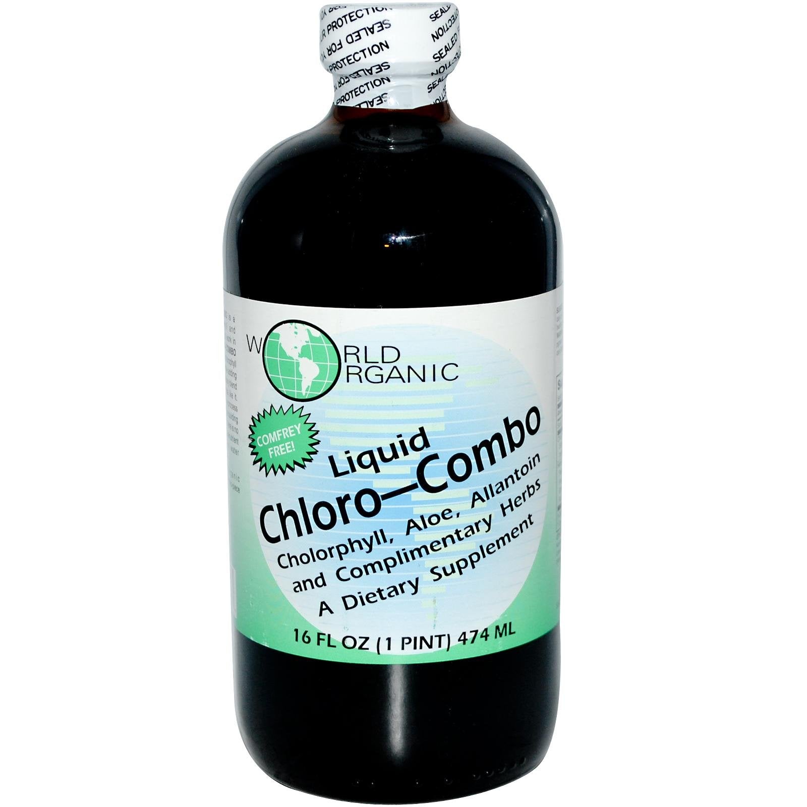 World Organics Chlorophyll liquid for detox