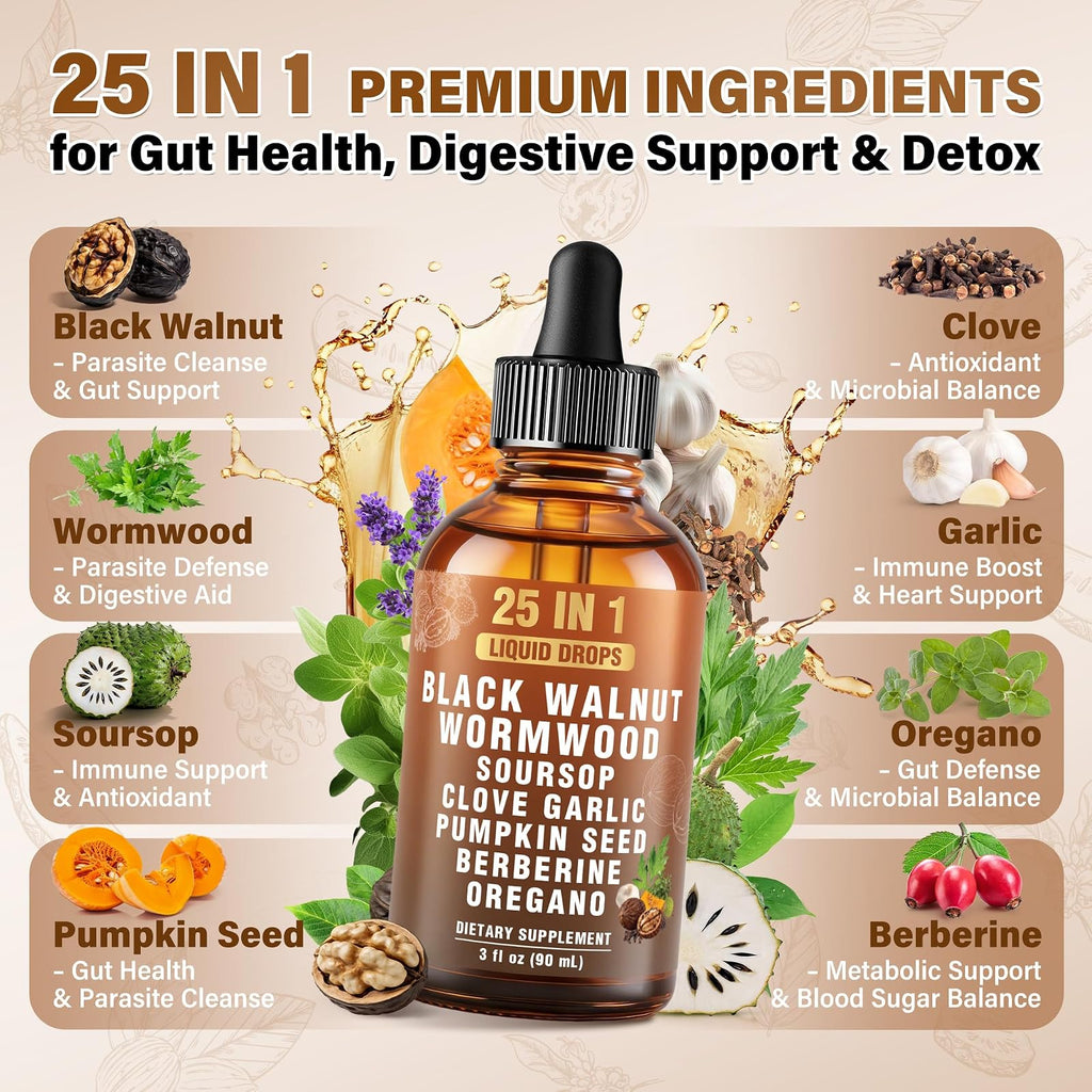 wormwood and black walnut benefits