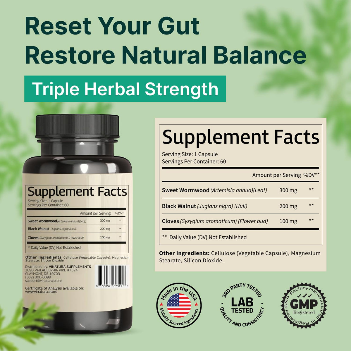 wormwood black walnut benefits