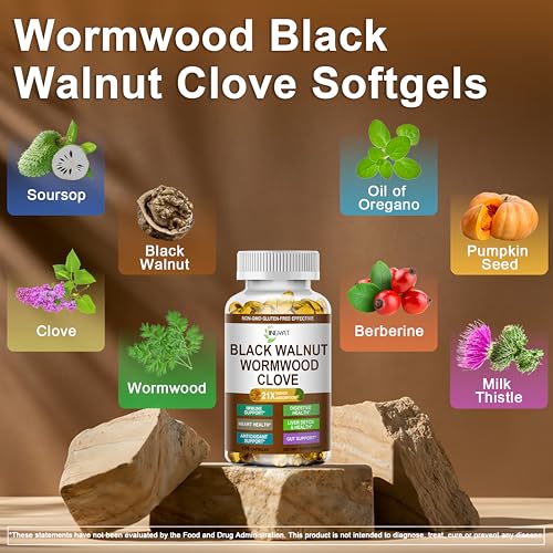 Wormwood Black Walnut cleanse benefits
