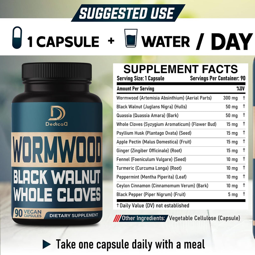Wormwood Black Walnut Clove benefits