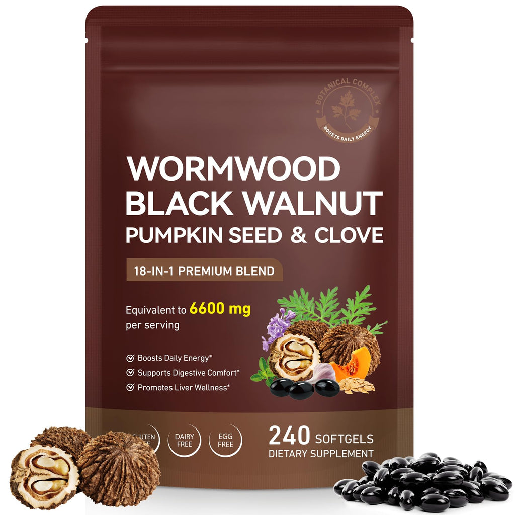 Wormwood Black Walnut Clove cleanse benefits