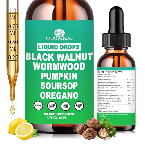 Wormwood Black Walnut Clove cleanse drops