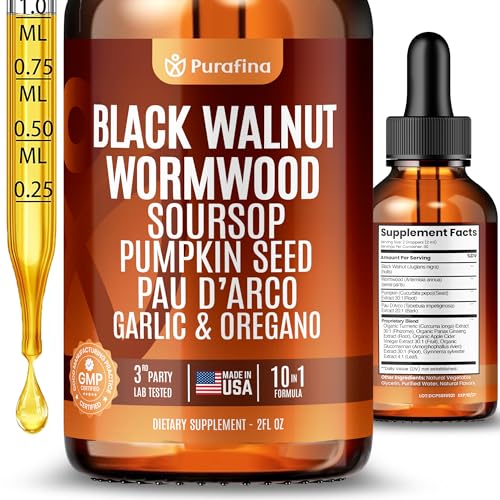 Wormwood Black Walnut Clove cleanse drops