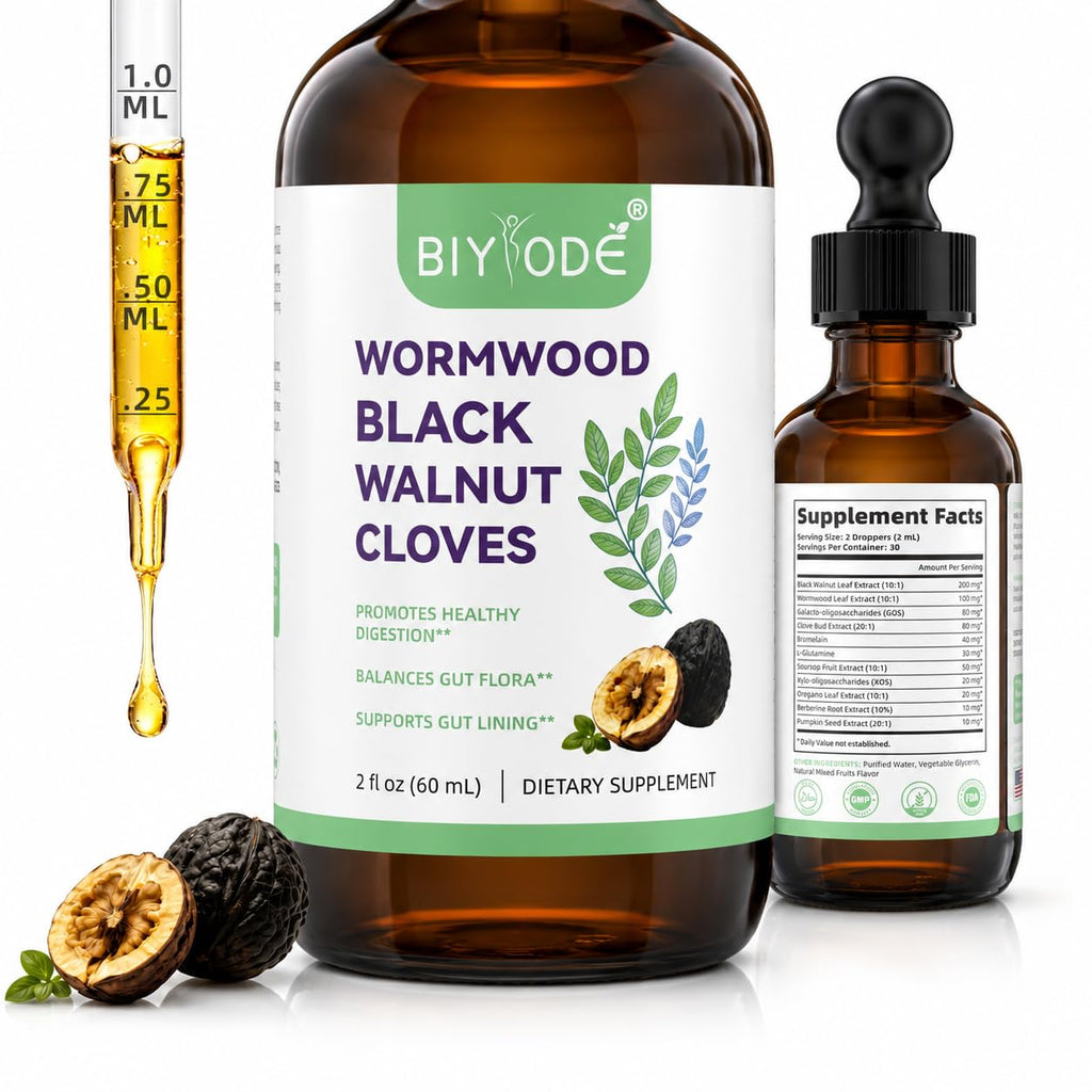 Wormwood Black Walnut Clove cleanse drops