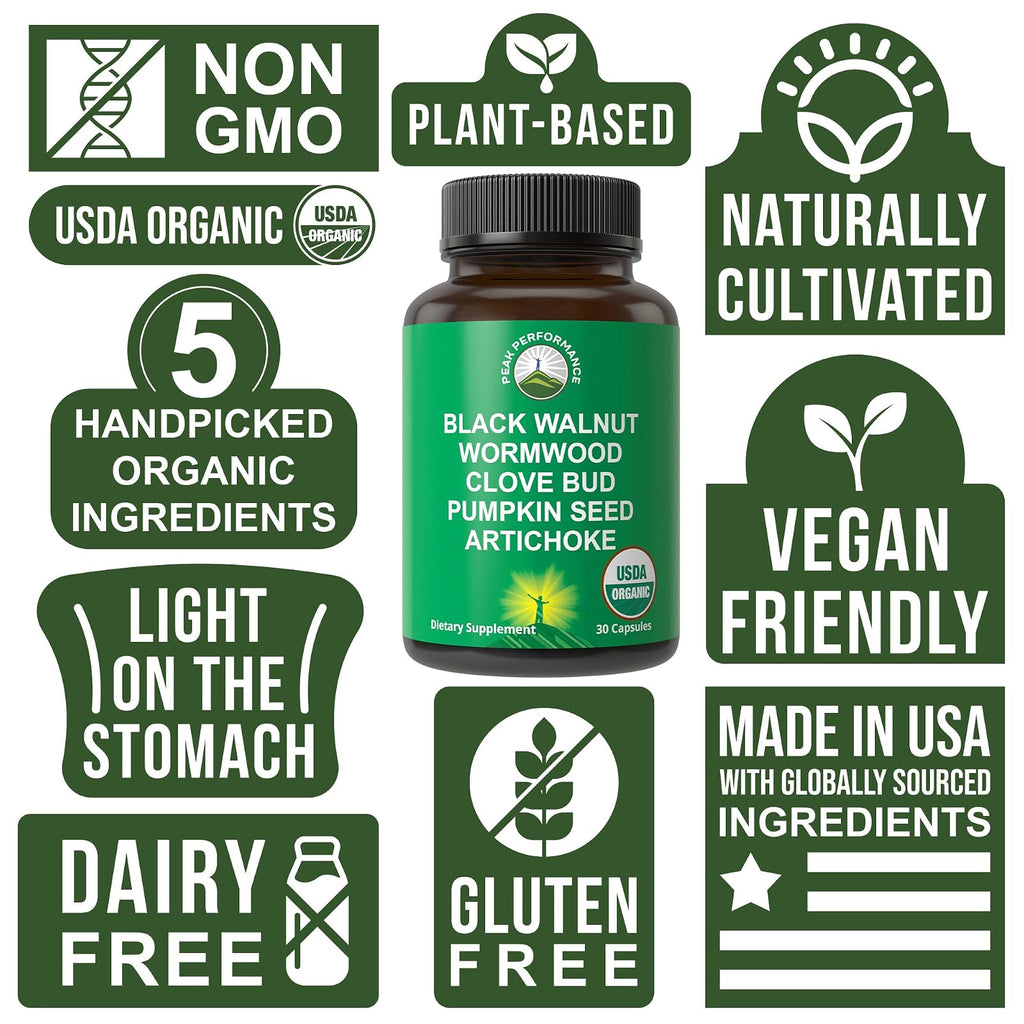 Wormwood Black Walnut Clove cleanse