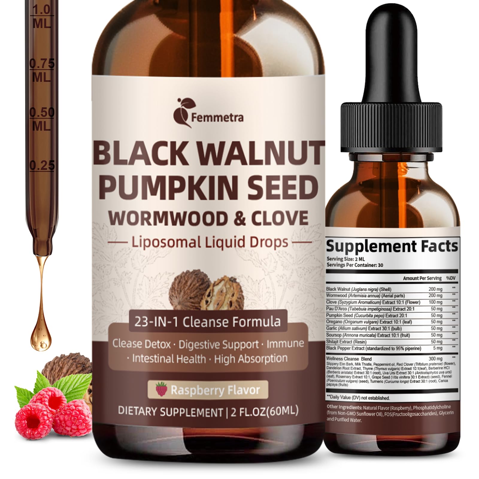 Wormwood Black Walnut Clove detox tea