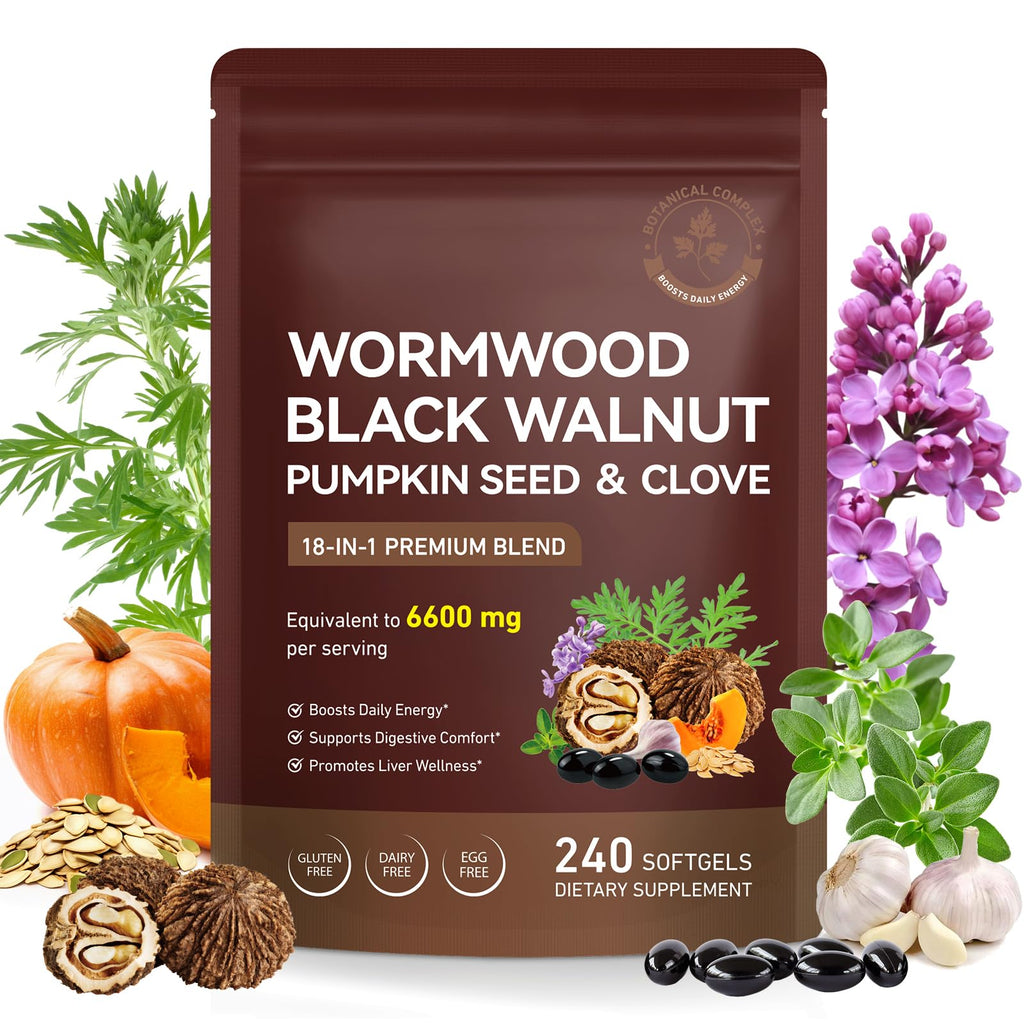 Wormwood Black Walnut Clove detox