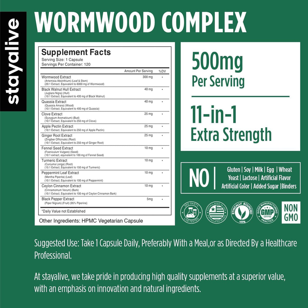Wormwood Black Walnut Clove extract