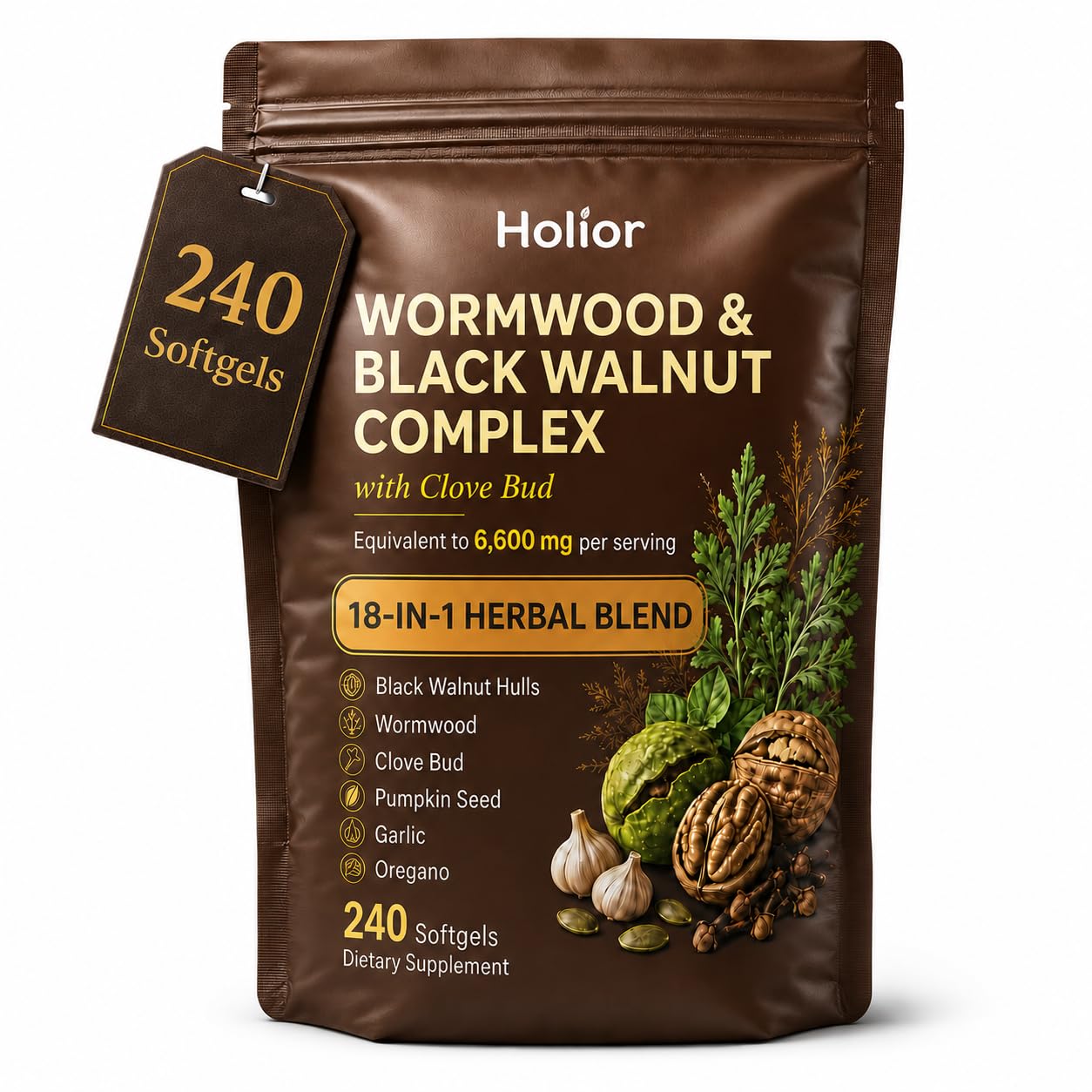 Wormwood Black Walnut Cloves softgels