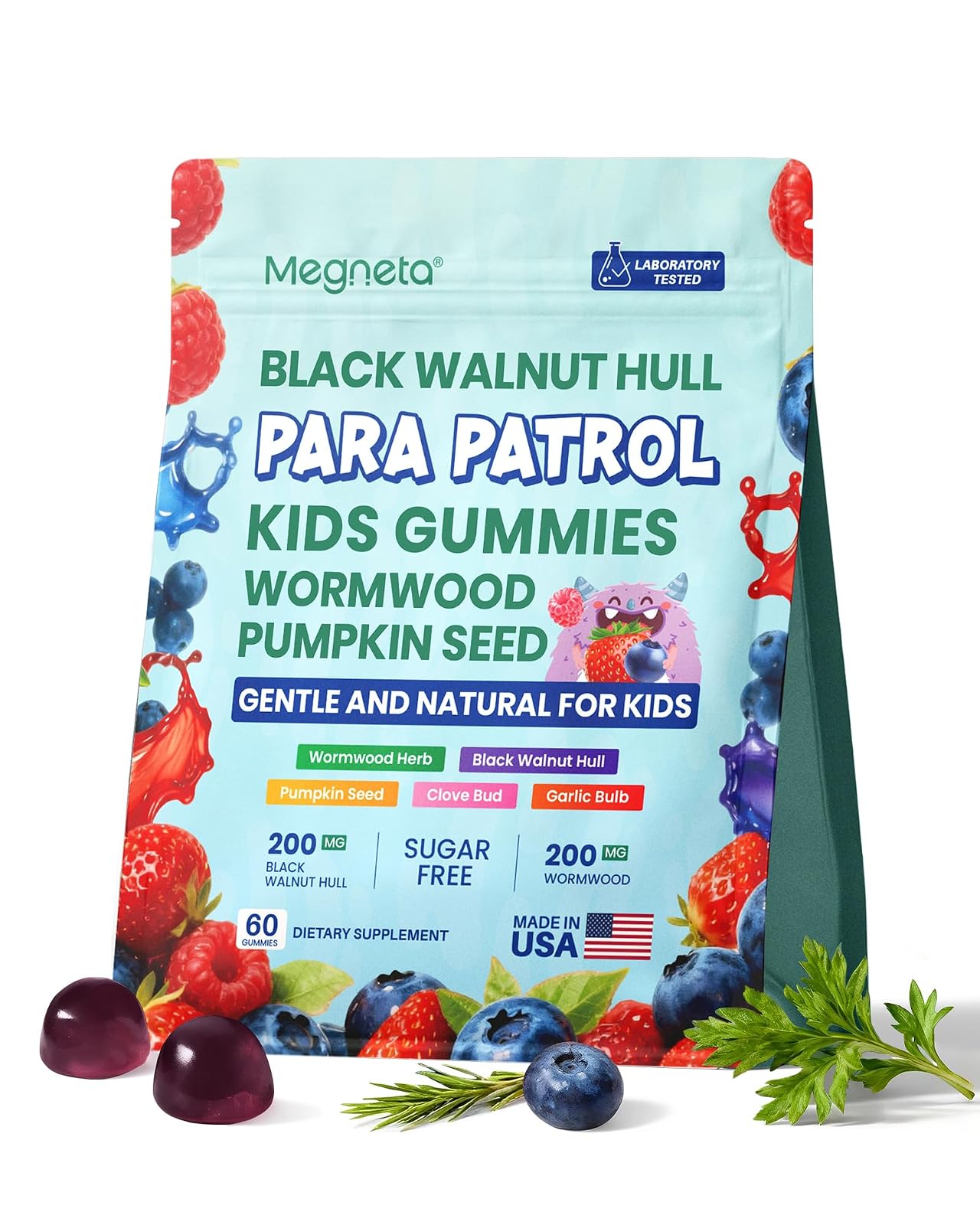 Wormwood Black Walnut detox gummies