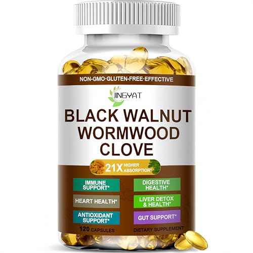 Wormwood Black Walnut softgels for detox
