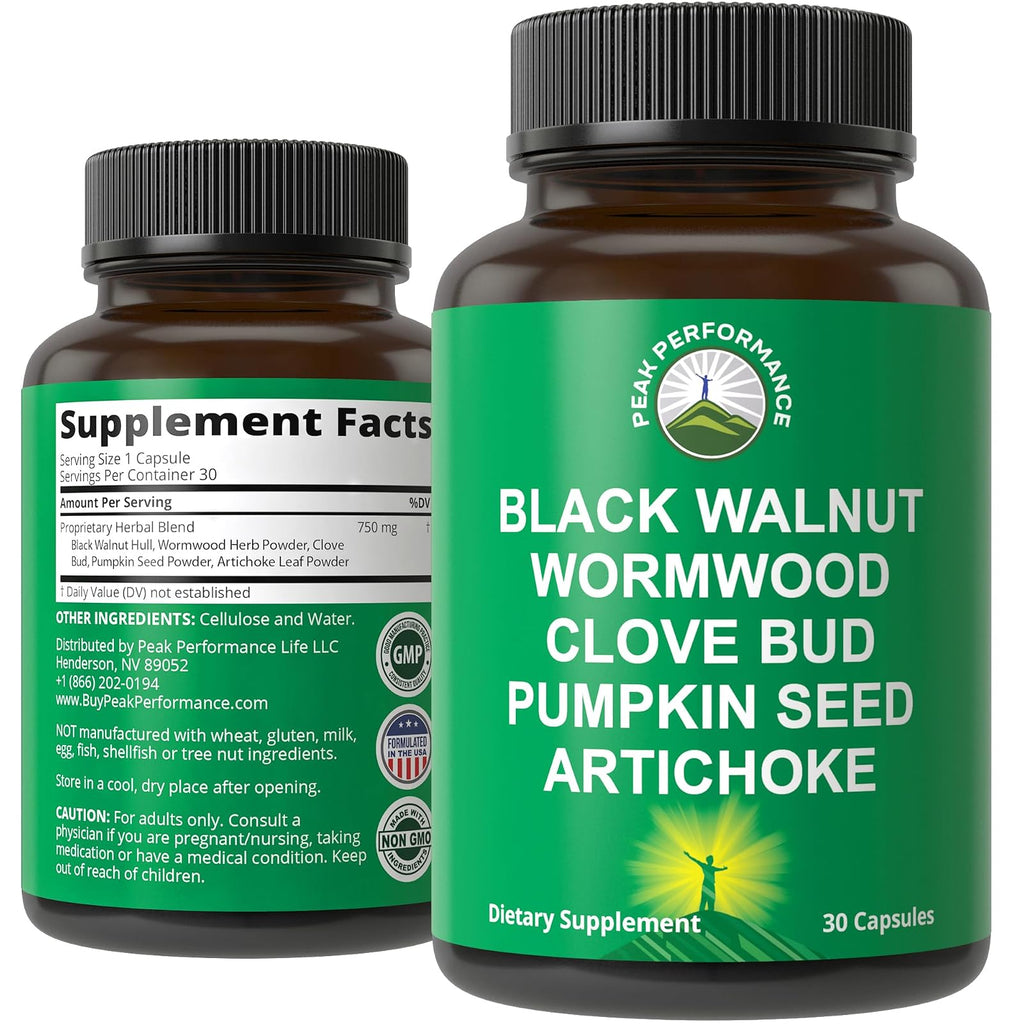Wormwood detox cleanse capsules