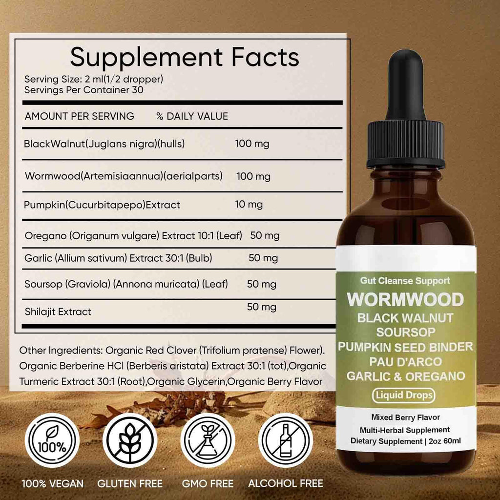 Wormwood detox for overall wellness