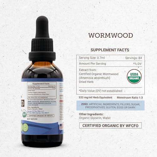 wormwood drops for herbal enthusiasts