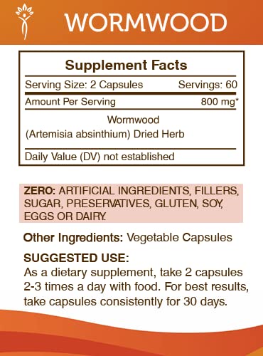 Wormwood extract for digestive health