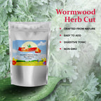 Wormwood herb cut for digestive health