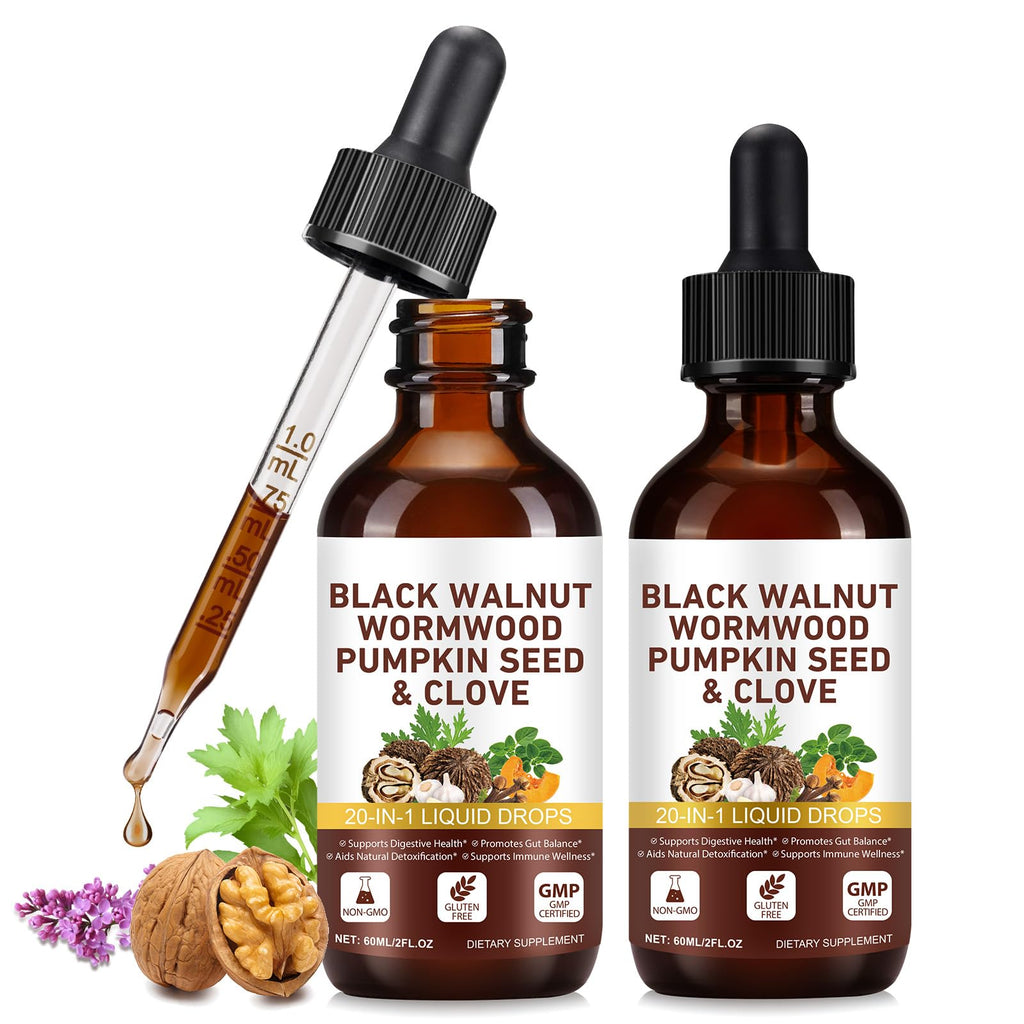 Wormwood herbal cleanse drops