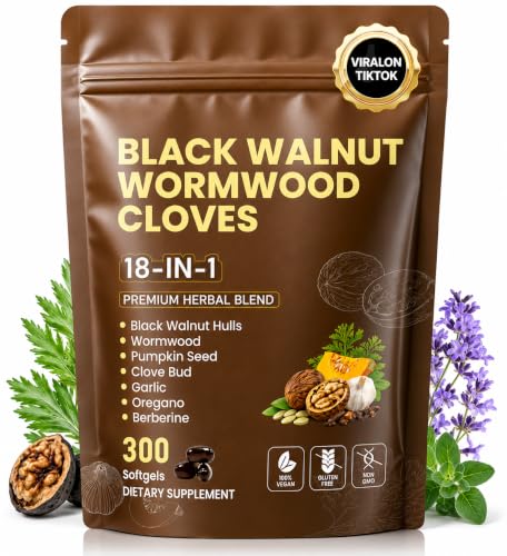 Wormwood herbal cleanse softgels
