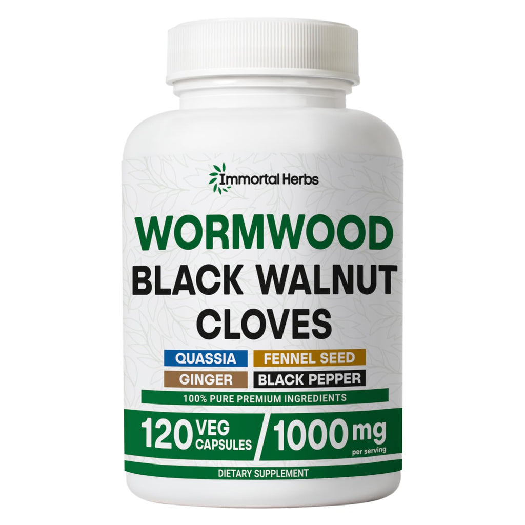 Wormwood herbal cleanse supplement