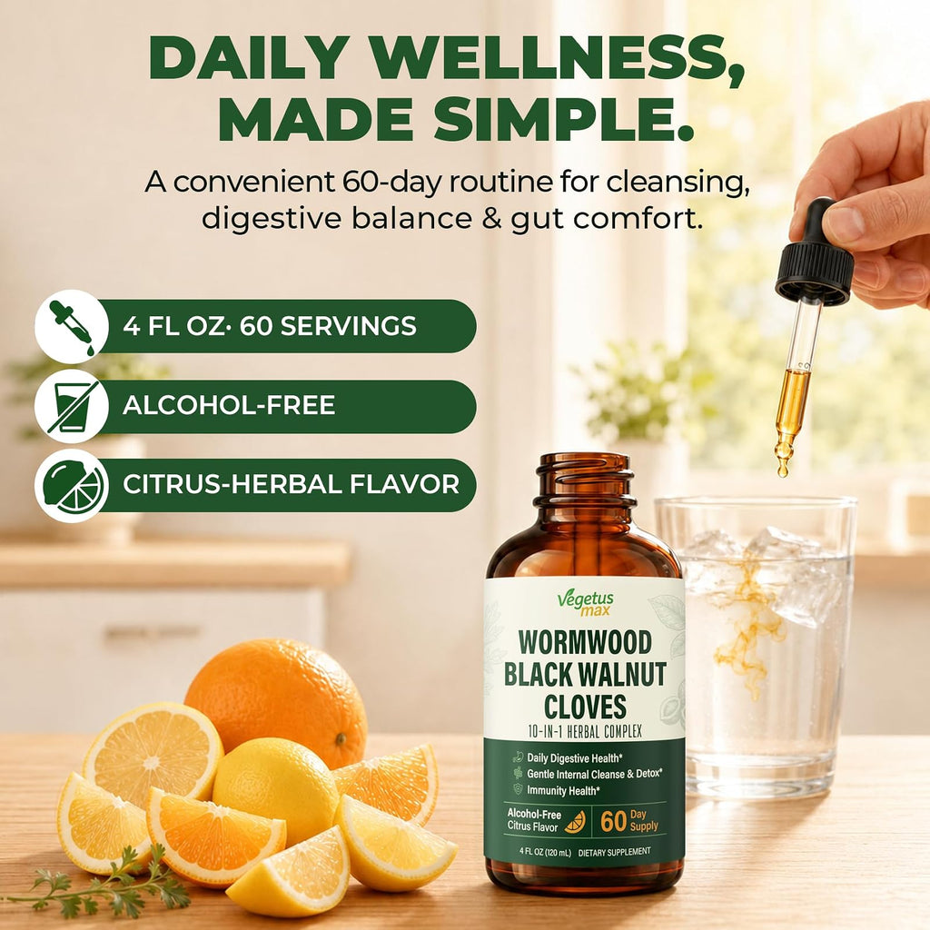 Wormwood herbal health tonic