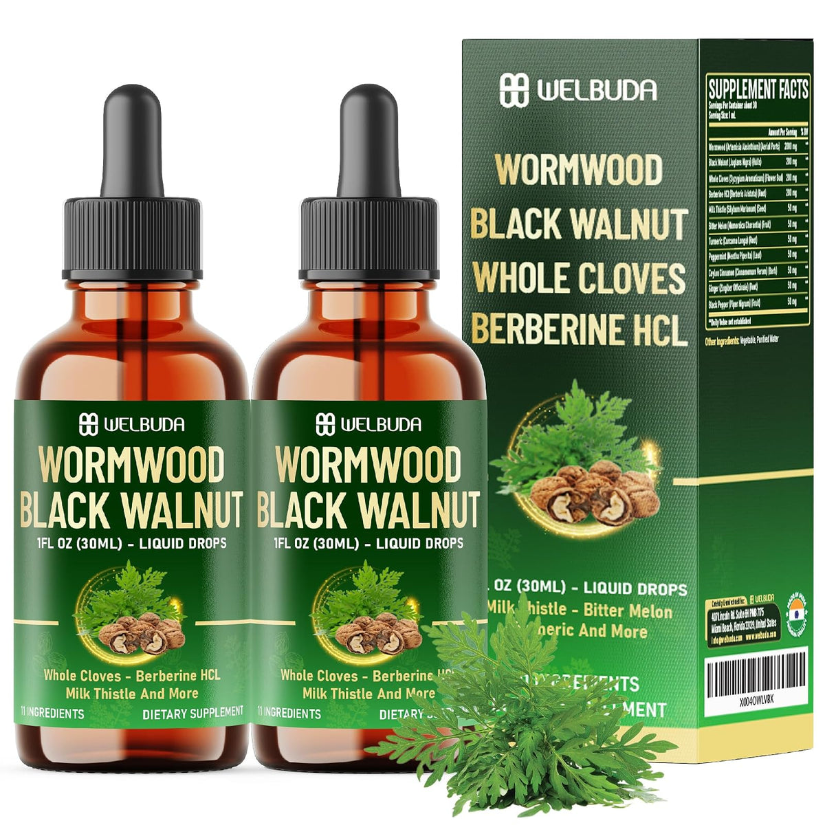 Wormwood herbal supplement for wellness