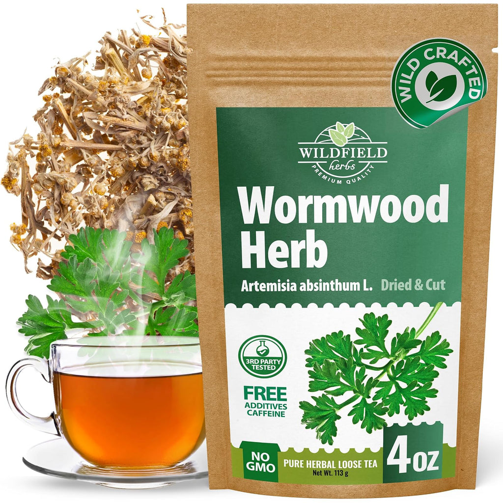 Wormwood herbal tea for digestion