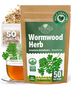 Wormwood herbal tea for digestion