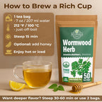 Wormwood tea for herbal wellness