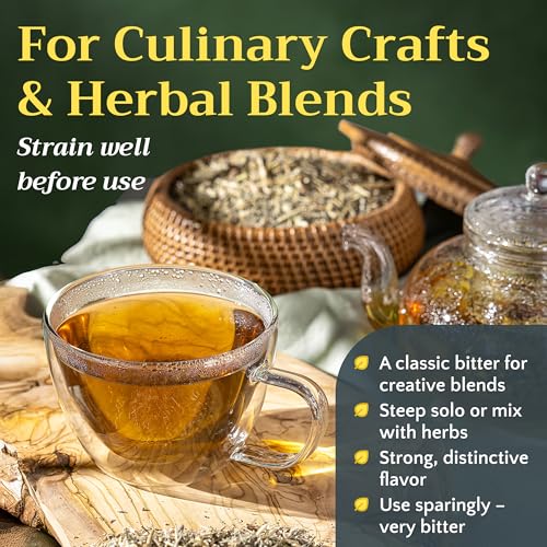 Wormwood tea for soothing effects