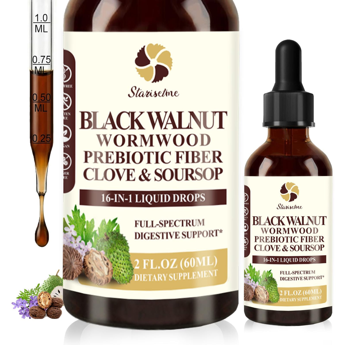 Wormwood tincture for gut health