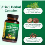 Wormwood veggie capsules for wellness