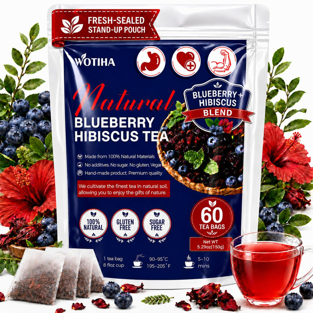 WOTIHA blueberry hibiscus tea bags