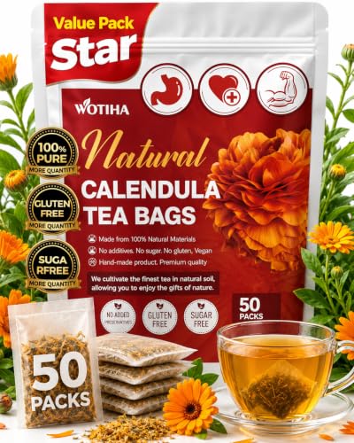 WOTIHA calendula tea bags 50 count