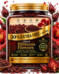 WOTIHA dried hibiscus flowers jar