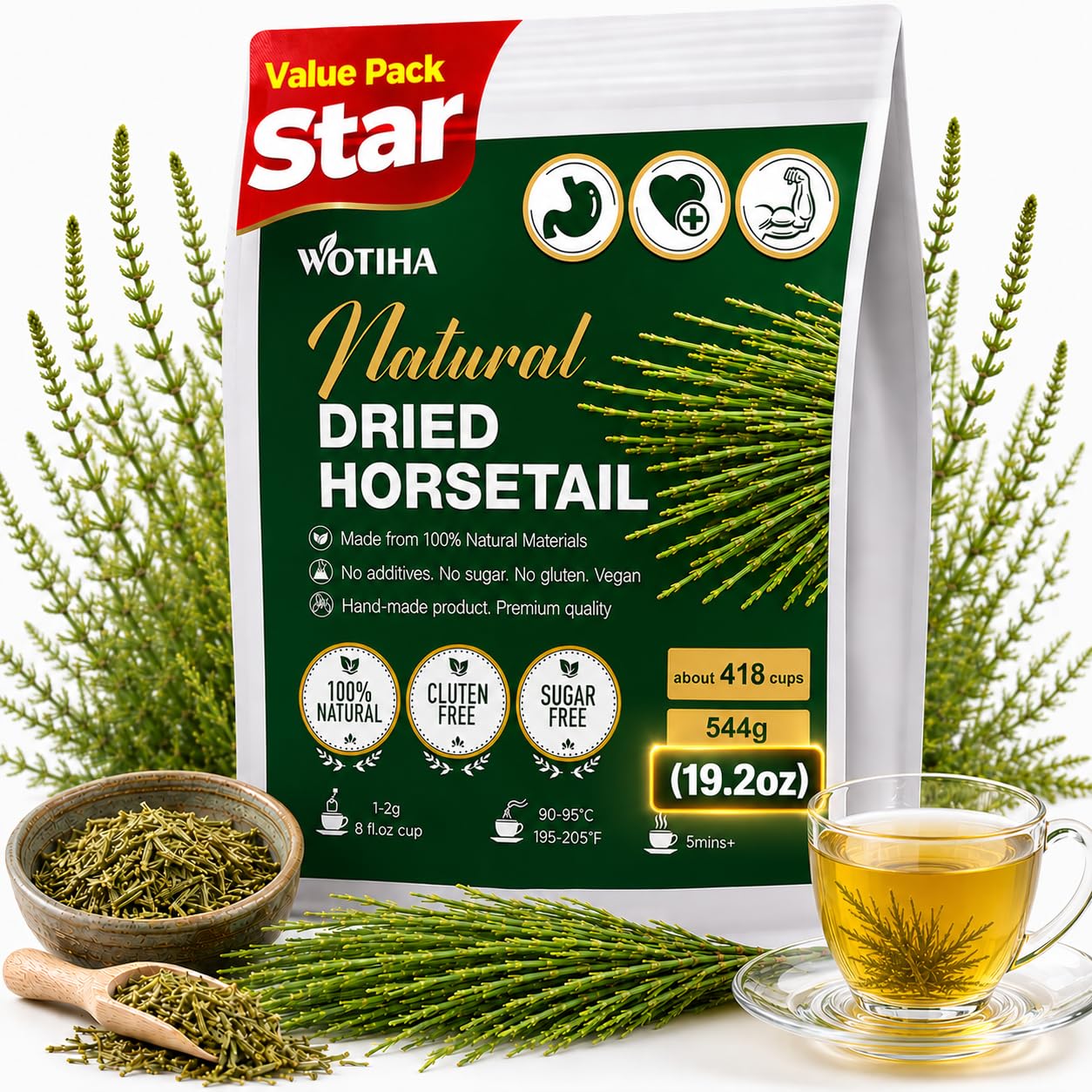 WOTIHA dried horsetail herb benefits