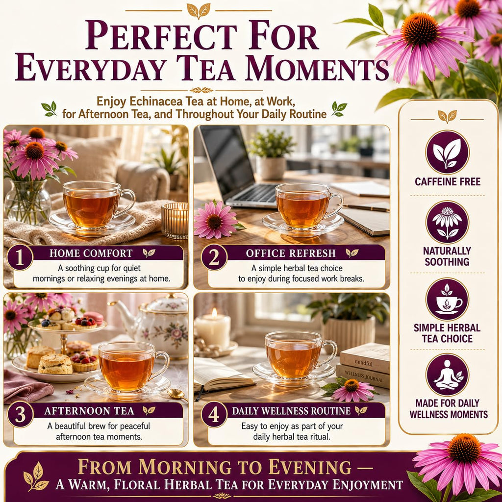 WOTIHA Echinacea tea for soothing effects
