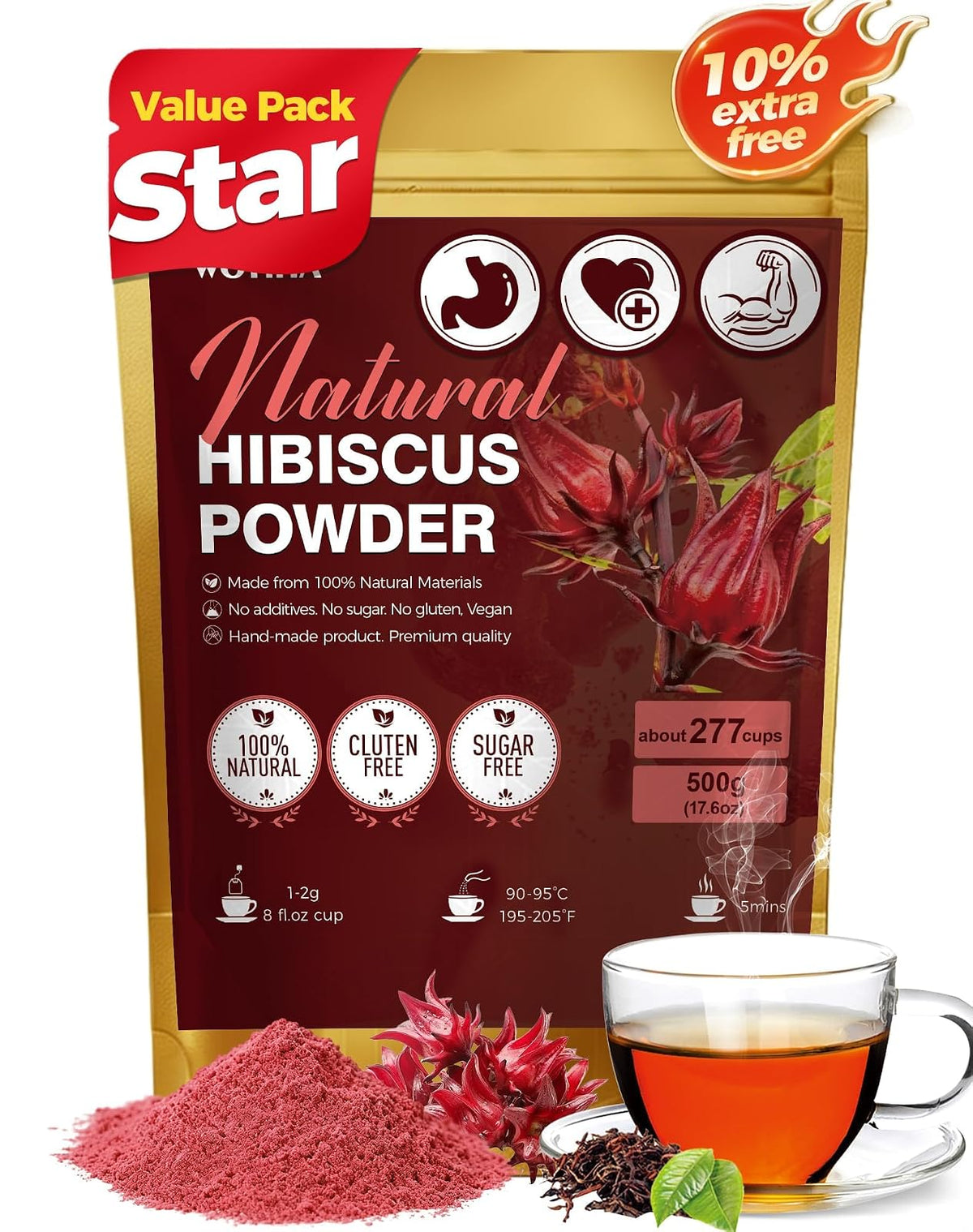 WOTIHA hibiscus flower powder benefits