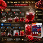 WOTIHA hibiscus tea for iced beverages