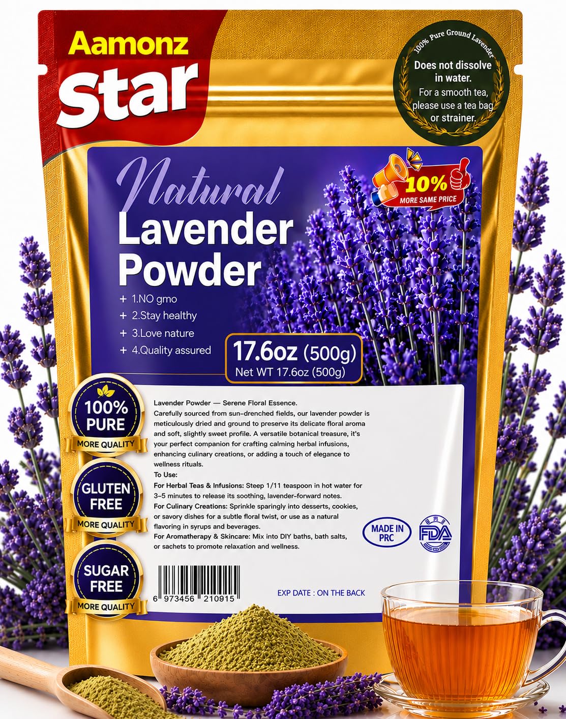 WOTIHA lavender powder for lattes