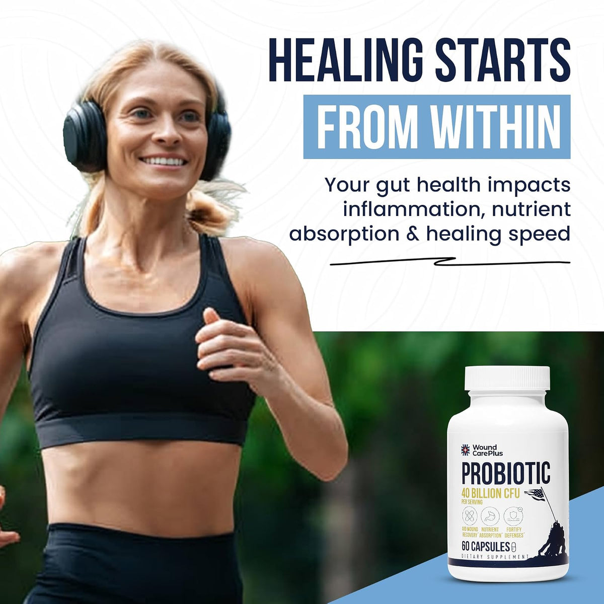 Wound Care Plus gut health formula
