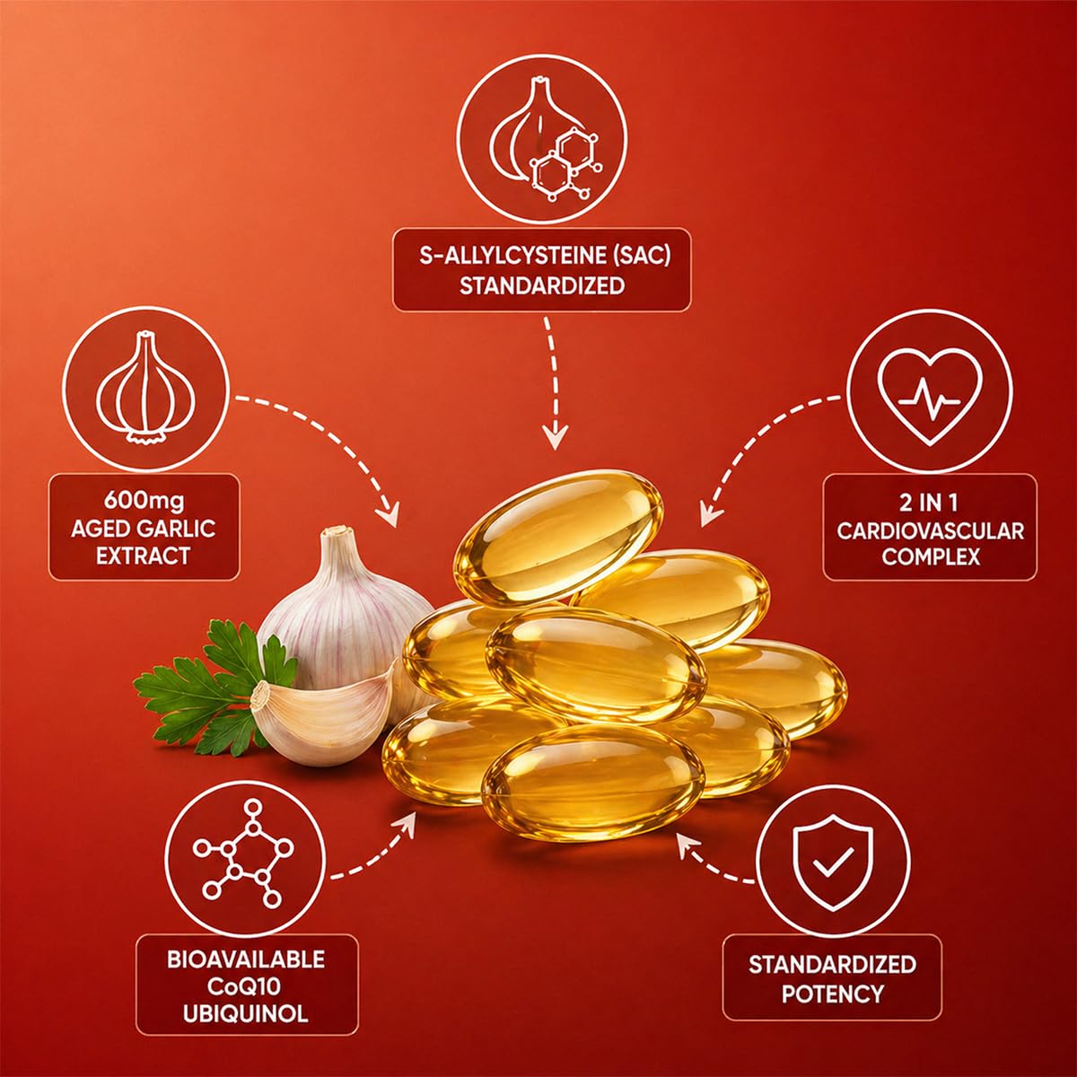 WOVOEO aged garlic extract benefits