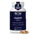 WOW Supplements CoQ10 capsules for heart health