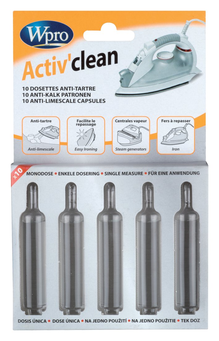WPRO iron descaler cleaning capsules