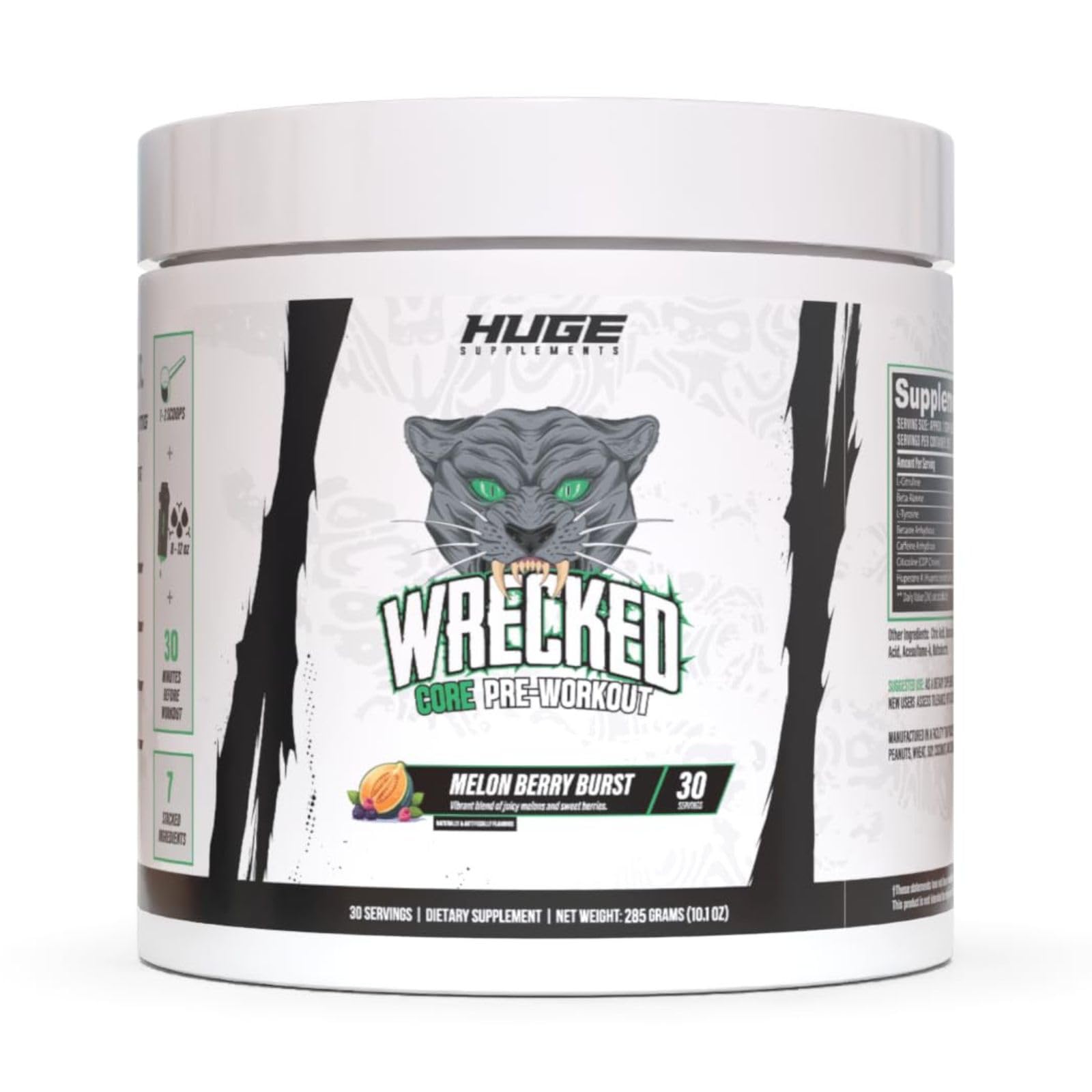 Wrecked Core pre-workout energy boost