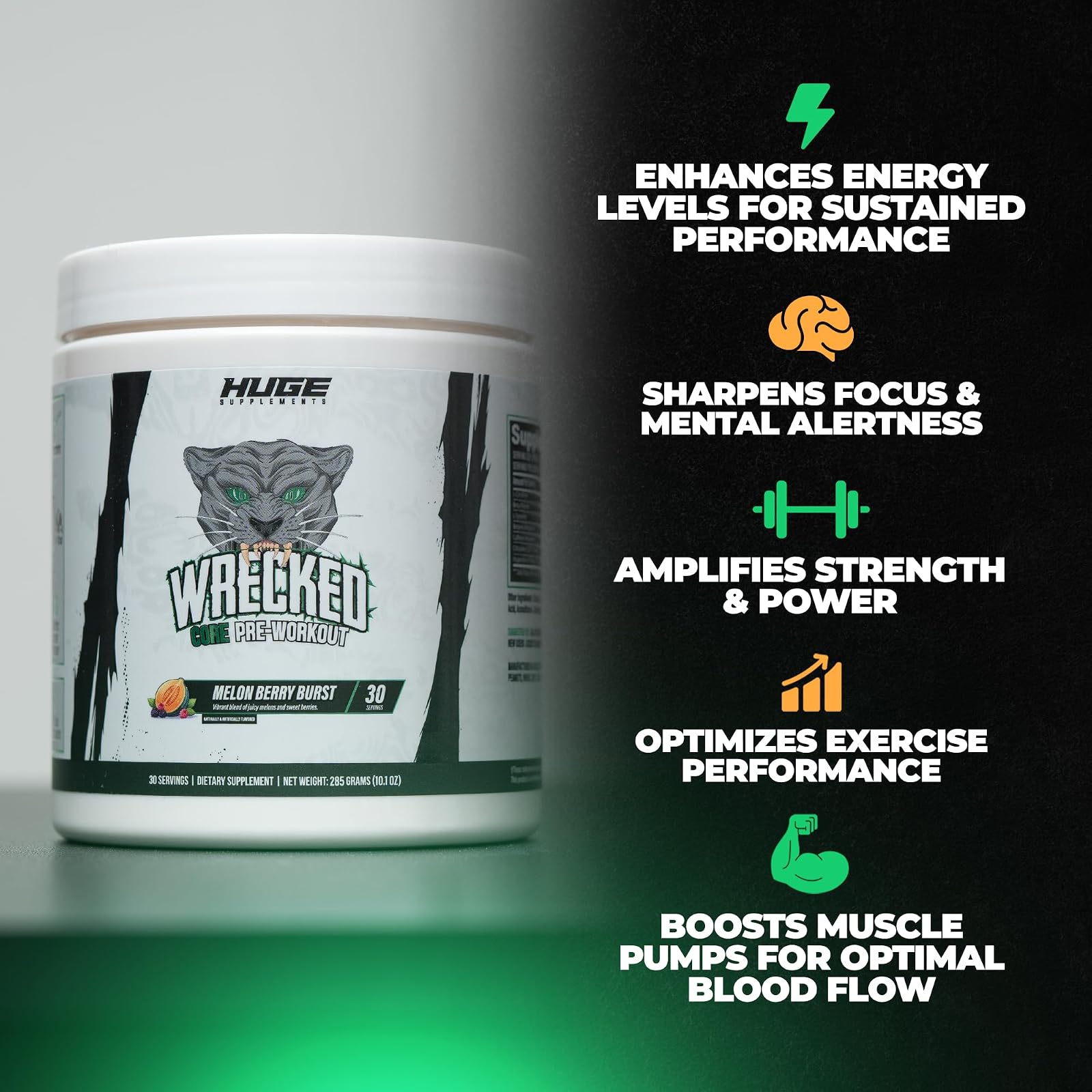 Wrecked Core pre-workout for endurance