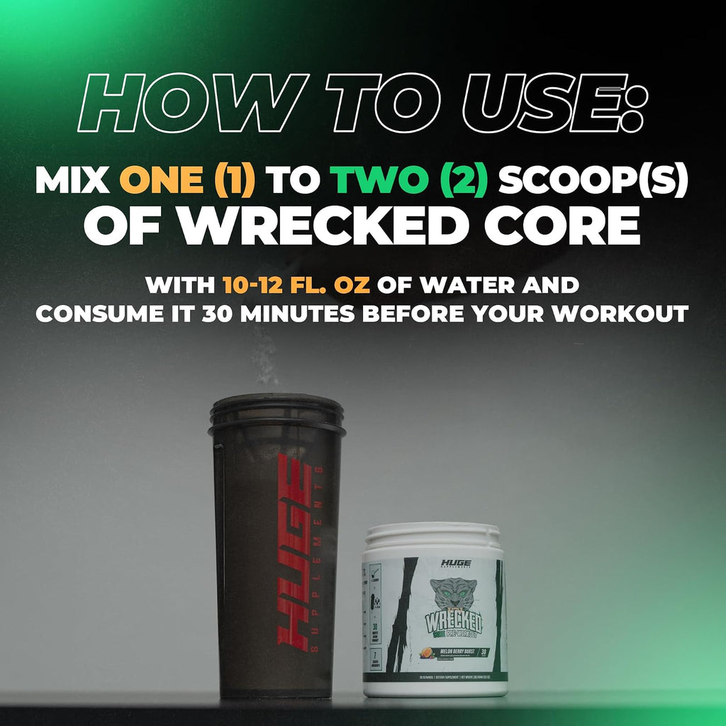 Wrecked Core pre-workout for improved focus